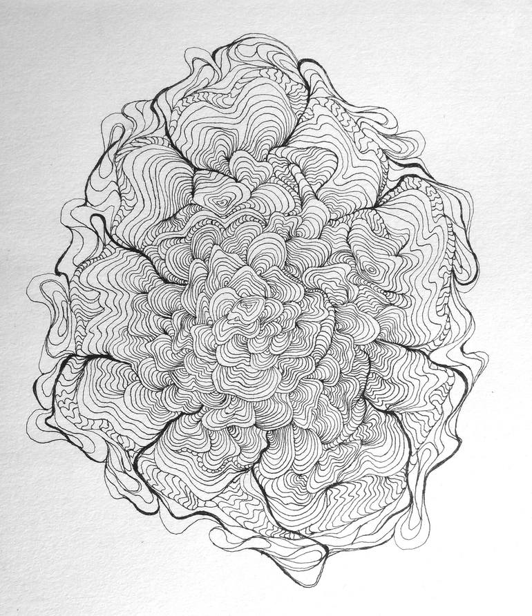 Soul Layers Drawing by Ric'hard Tanner | Saatchi Art