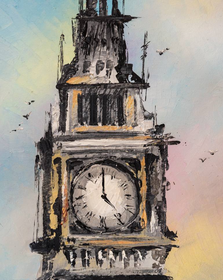 FIVE O'CLOCK Painting by Liubov Kuptsova | Saatchi Art
