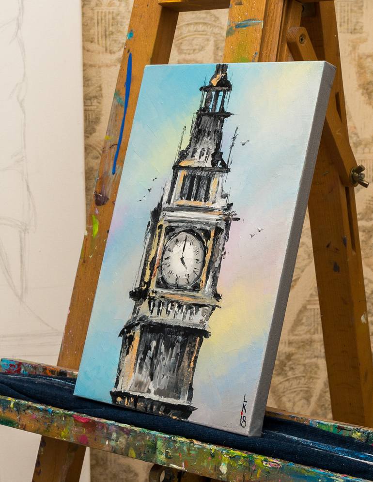 FIVE O'CLOCK Painting by Liubov Kuptsova | Saatchi Art