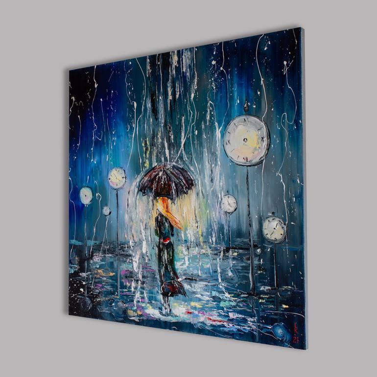 Time is running Painting by Liubov Kuptsova | Saatchi Art
