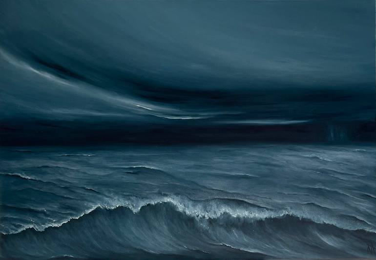 The Storm Painting by Anastasiia Novitskaya | Saatchi Art