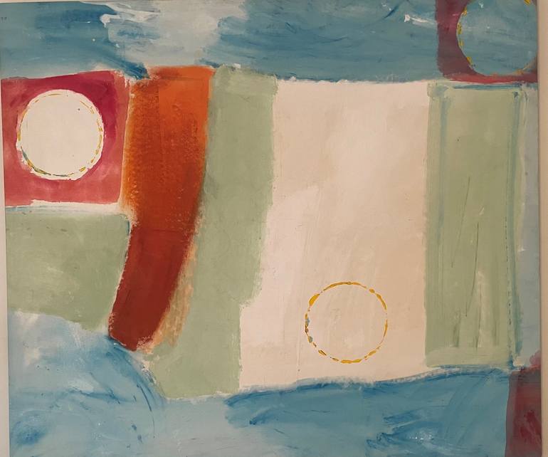 Undiscovered Moons Painting by Bonnie Czegledi | Saatchi Art