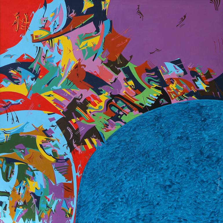 Chinese paradigm Painting by Edi Apostu | Saatchi Art