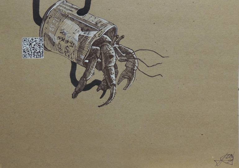 Smoked Salmon Drawing by Aljona Shapovalova | Saatchi Art