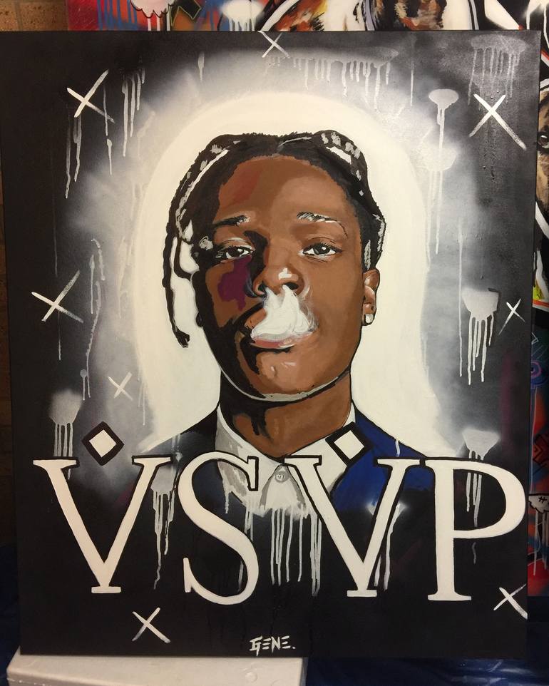 Lord Flacko Painting by Gene Falknau | Saatchi Art