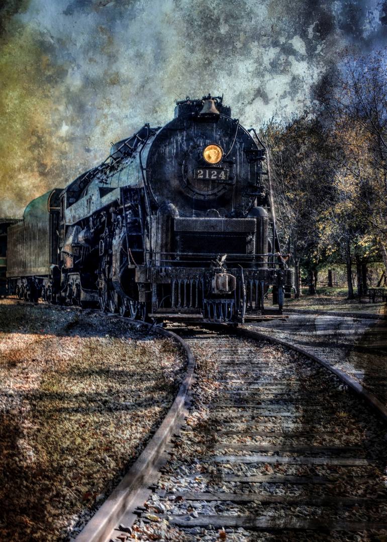 Reading 2124 Locomotive Photography by Jeff Watts | Saatchi Art
