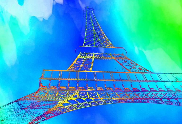 Eiffel Tower Abstract 1 - Limited Edition of 10 Photography by Jeff ...
