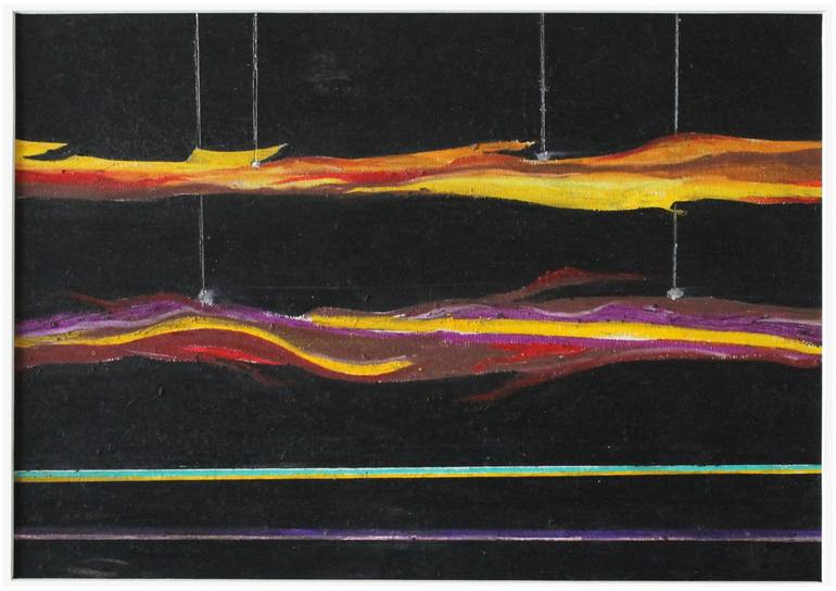 0155 Rays in parallel Painting by Luigi Sanfilippo | Saatchi Art