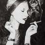 Let's play decadence? Drawing by Olga Shevcova | Saatchi Art