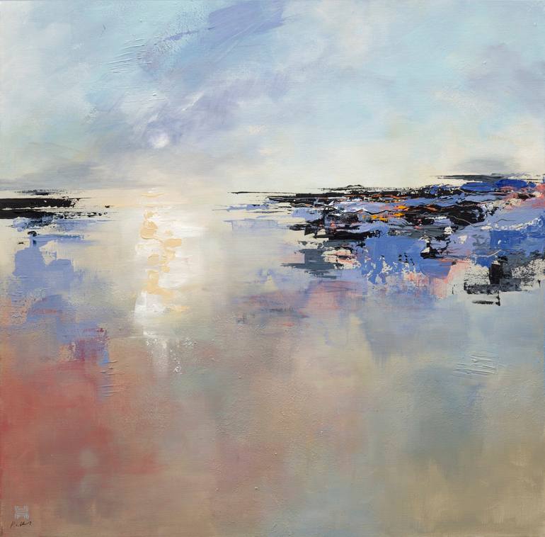 Quiet Ocean Wilds Painting by Paul Hillary | Saatchi Art