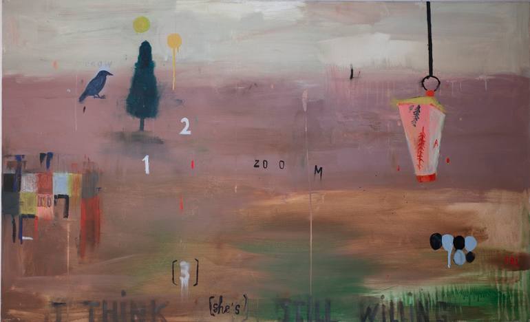 Zoom Painting by Stephanie Brody-lederman | Saatchi Art