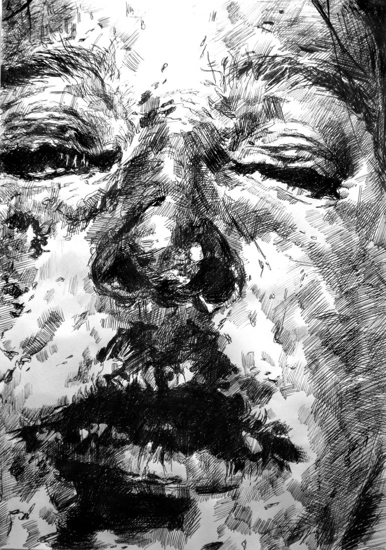 Del nero molle Drawing by Alessandro Di Gregorio | Saatchi Art