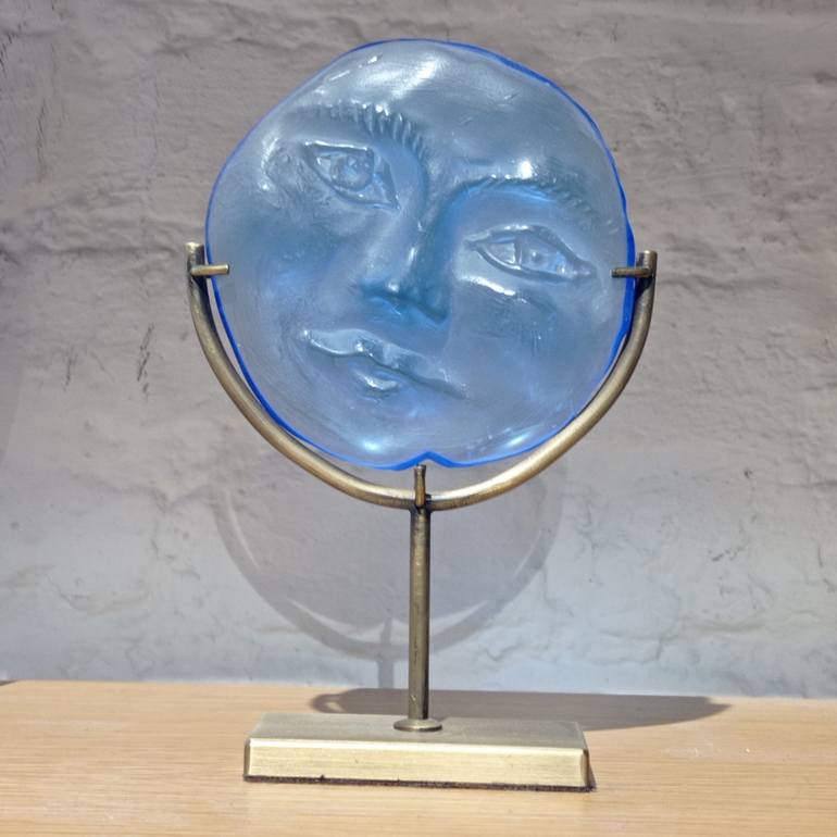 Moonbeam-Smiley Face Sculpture by Gamze Haberal | Saatchi Art