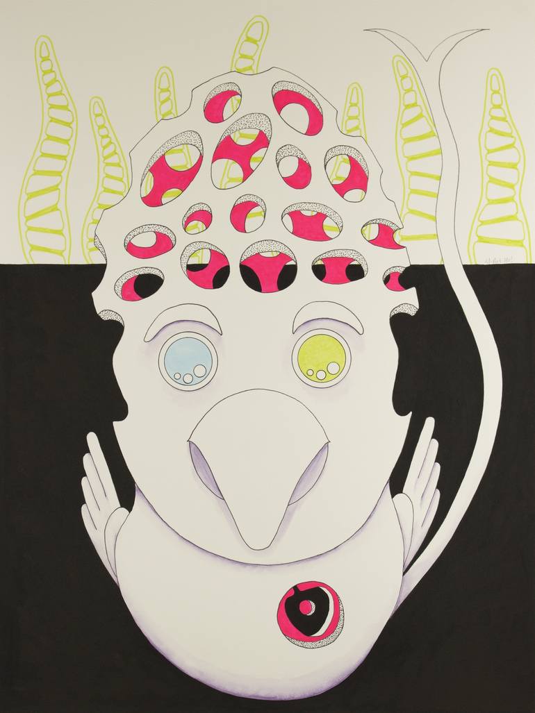 Airhead Drawing by Martha Stokoe | Saatchi Art