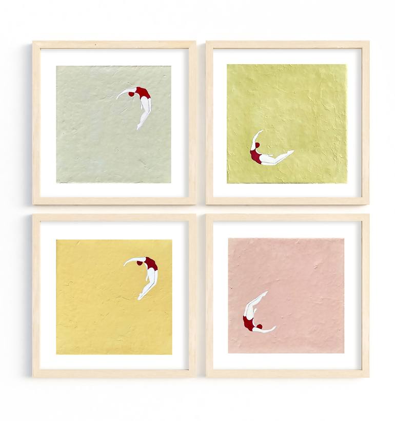 Zen Garden Painting by Roberta Pinna | Saatchi Art