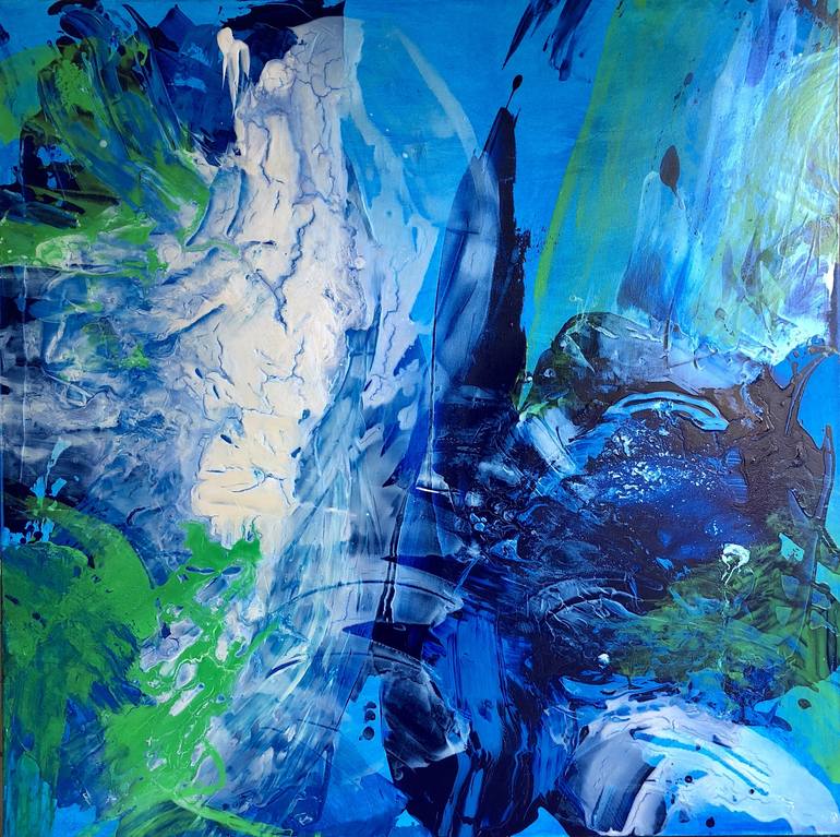 Cozumel - Spritual Mapping series Painting by Natasha Shoro | Saatchi Art