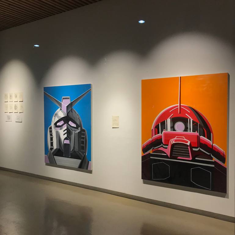 Hybrid Zaku II Painting by Kim Sori | Saatchi Art