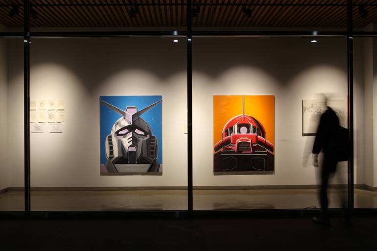 Hybrid Gundam RX-78-2 Painting by Kim Sori | Saatchi Art