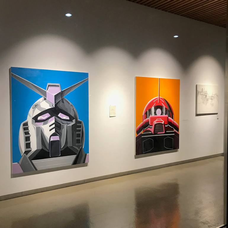 Hybrid Gundam RX-78-2 Painting by Kim Sori | Saatchi Art