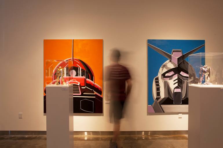 Hybrid Gundam RX-78-2 Painting by Kim Sori | Saatchi Art