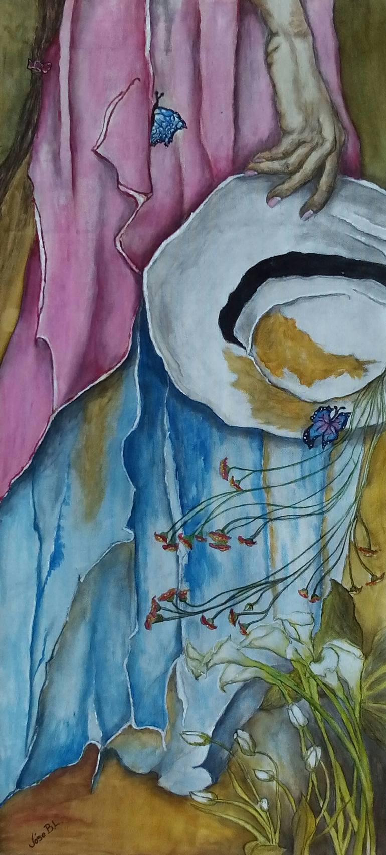 Walk with me Painting by Jose Blanco | Saatchi Art