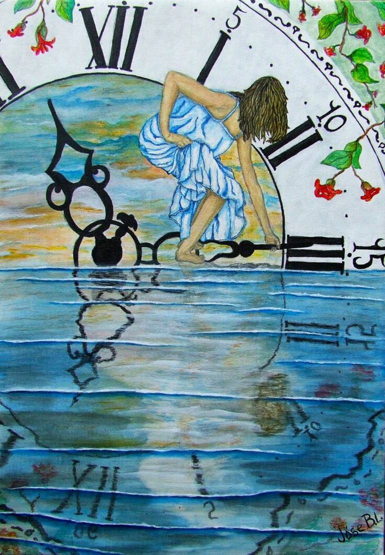 Stop the time Painting by Jose Blanco | Saatchi Art