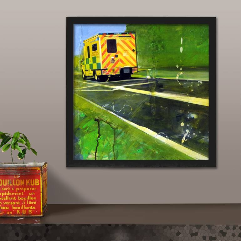 Emergency Painting by Patrick Santoni | Saatchi Art