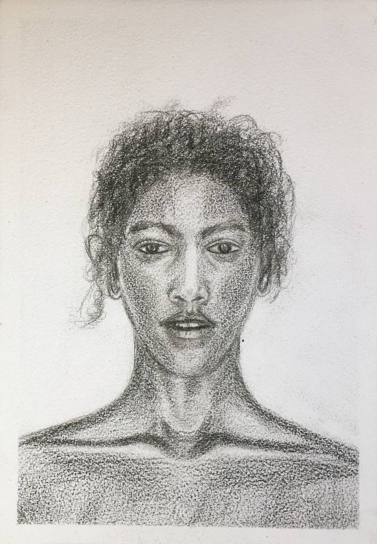 Black is Beautiful Drawing by Sandeep Khalkho | Saatchi Art