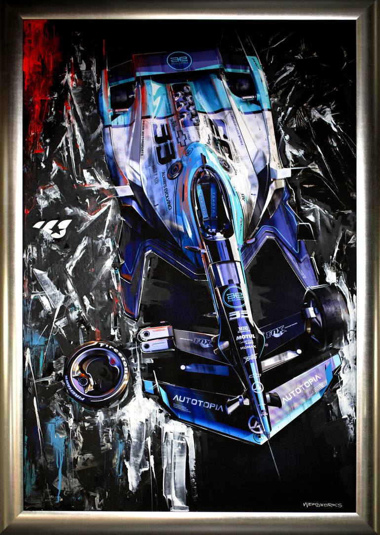 concept Indycar James Davison - Limited Edition 1 of 1 Mixed Media by ...