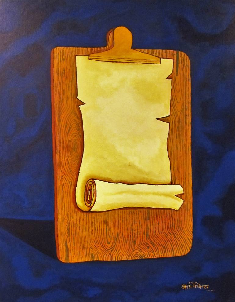 Scroll Painting by Kartikey Sharma | Saatchi Art