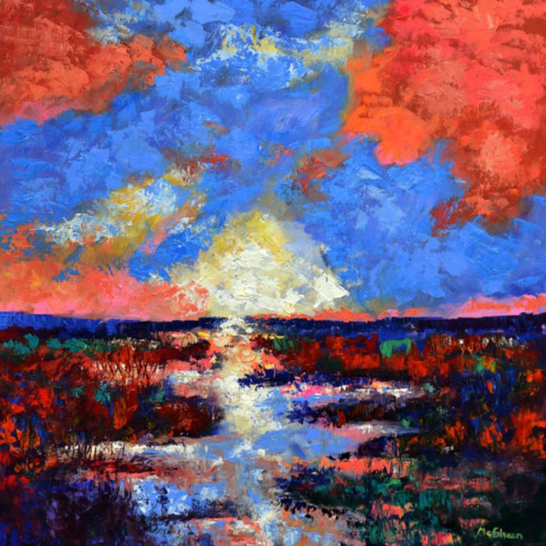 Lowcountry Morning Painting by Claire McElveen | Saatchi Art