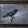 Raven Painting by Una Hurst | Saatchi Art