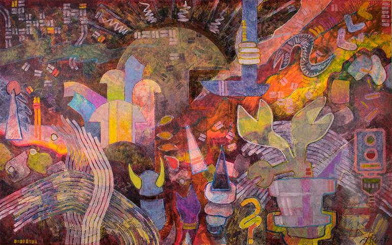 Paradox Painting by Mark Rich | Saatchi Art