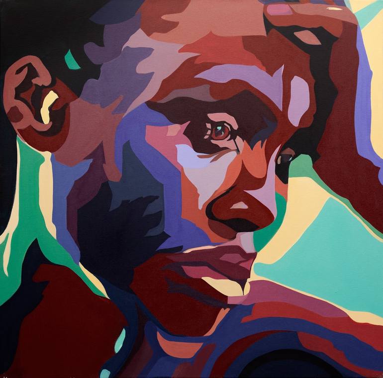 Concern Painting by Amaya Iturri | Saatchi Art