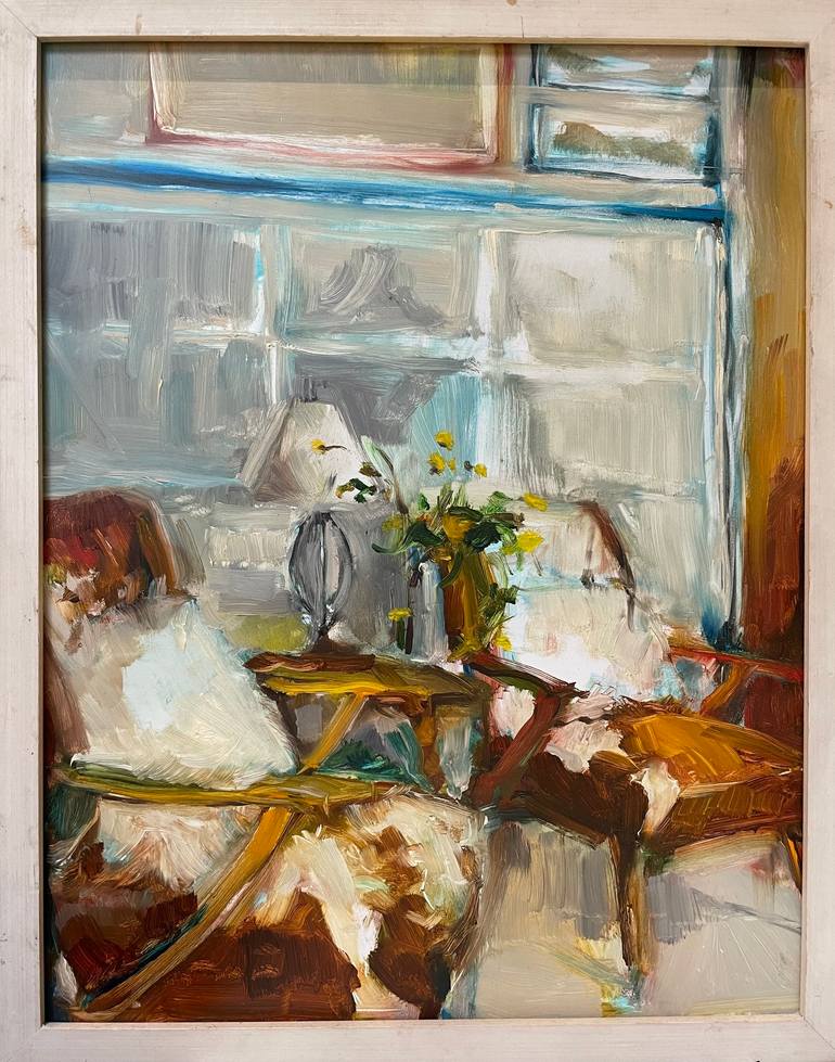 My Living Room Painting by Kimberly Hall | Saatchi Art