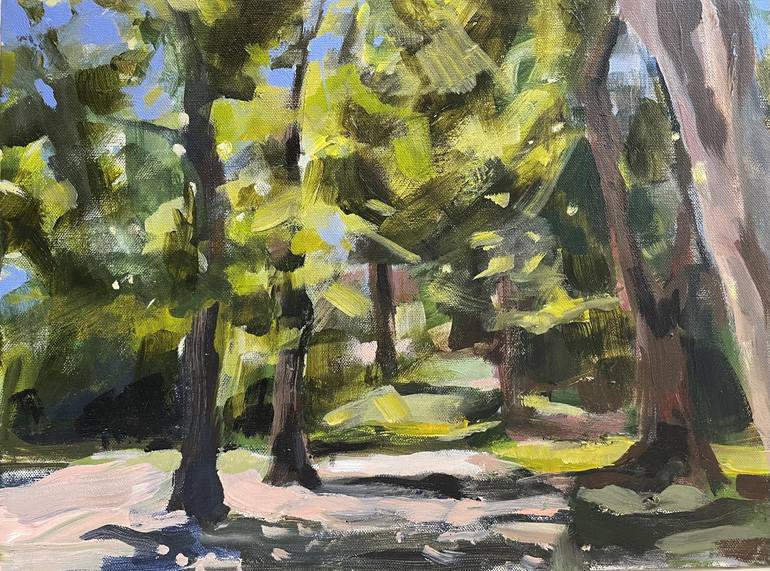 Central Park Painting by Kimberly Hall | Saatchi Art