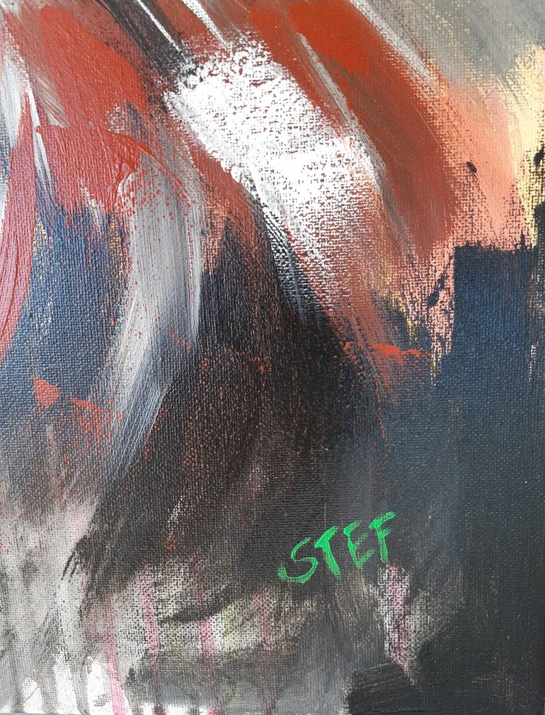 'BRUNFT' #6 - RUTTING RED DEER - WORK SERIES 'DEER IN PINK' - POPART IN ...