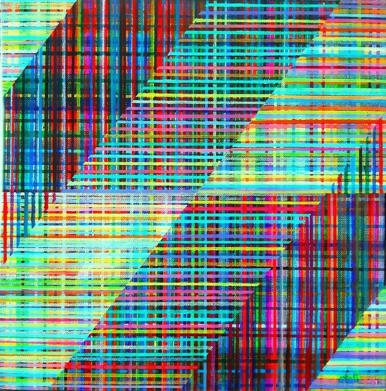 Light refraction I Painting by Steli Christoff | Saatchi Art