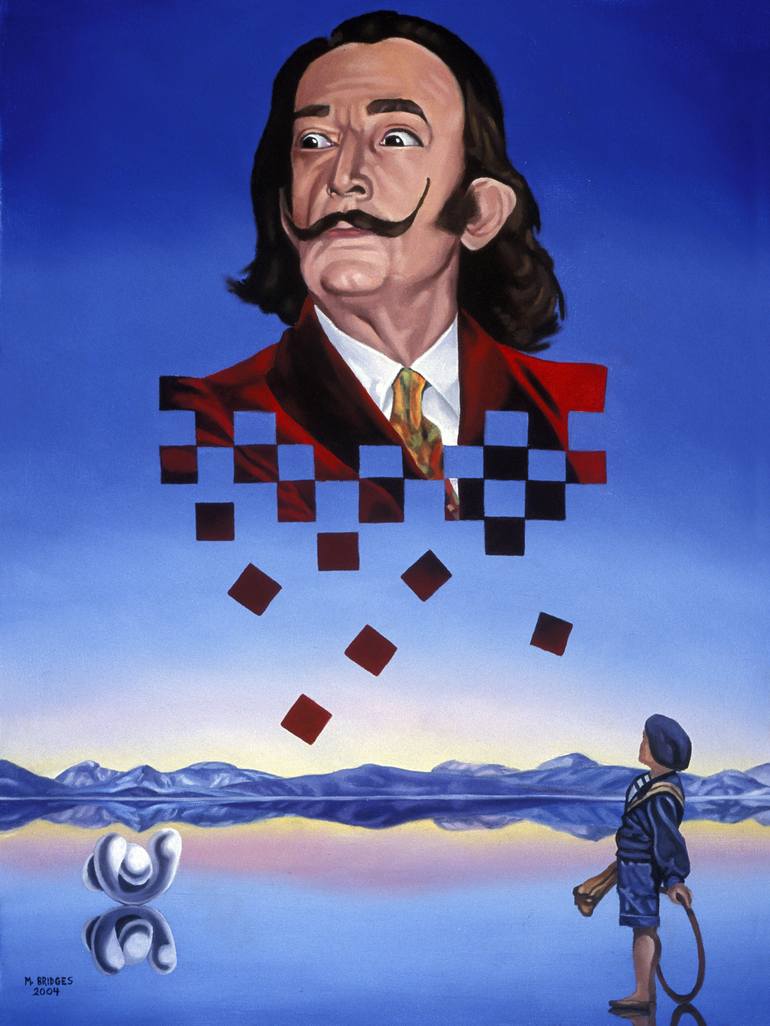 Remembering Salvador Dali Painting by Michael Bridges | Saatchi Art
