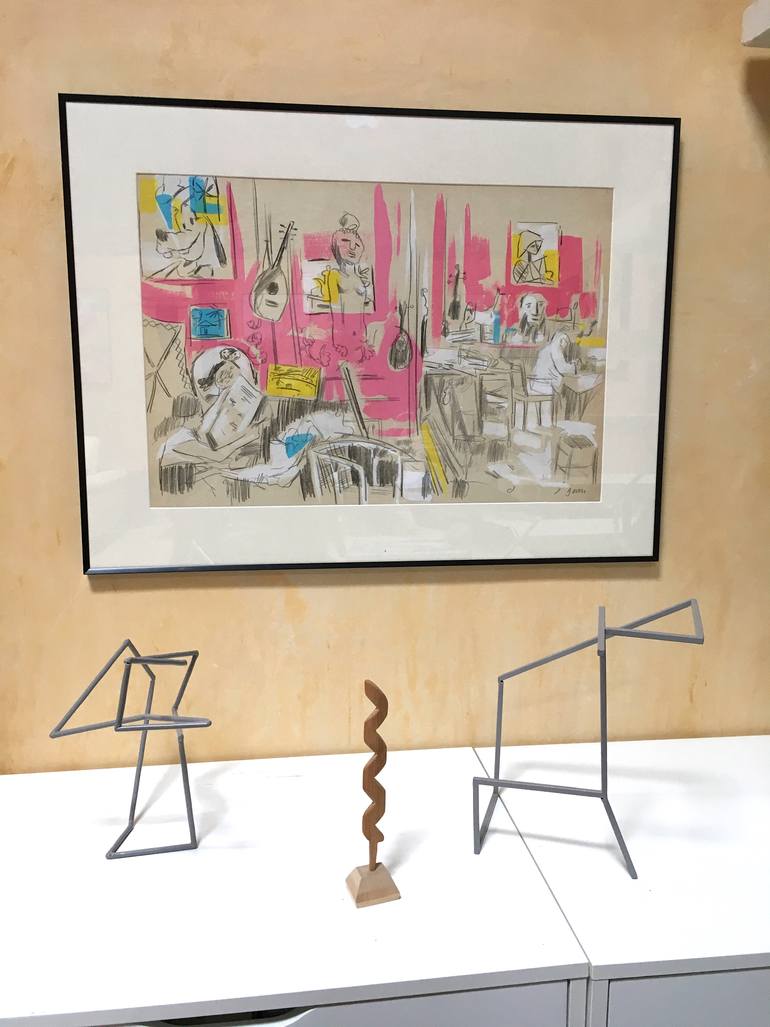 The Artist’s Studio I Painting by garth bowden | Saatchi Art