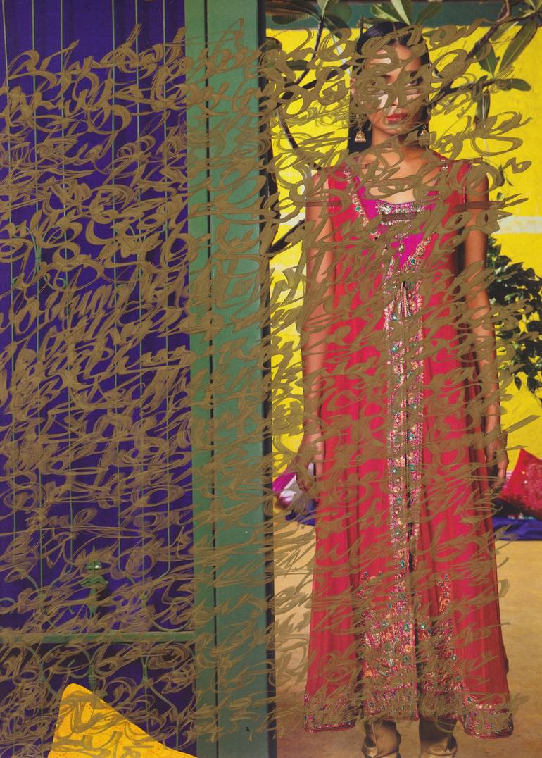 Can You Hear Me? Painting by Rafia Butt | Saatchi Art