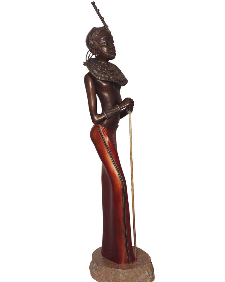 Maasai Entito Sculpture by Stacy Bayne | Saatchi Art