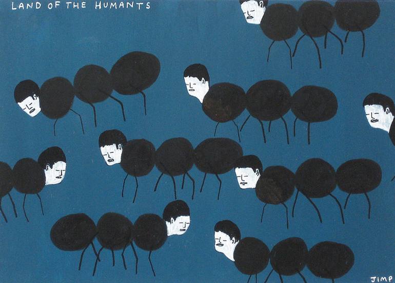 Land of the Humants Painting by Jimp Art | Saatchi Art