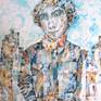 Portrait of yang man Painting by Kostin Sergey | Saatchi Art