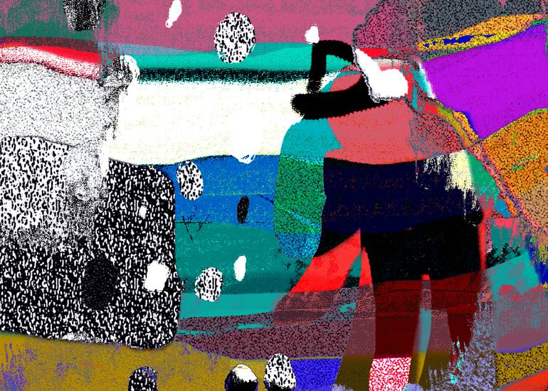 Water devouring memories Drawing by Slađana Škrivanj | Saatchi Art