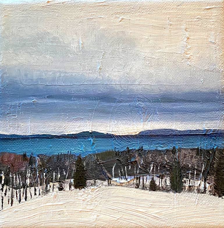 Georgian Bay view Painting by Laura Shaw | Saatchi Art