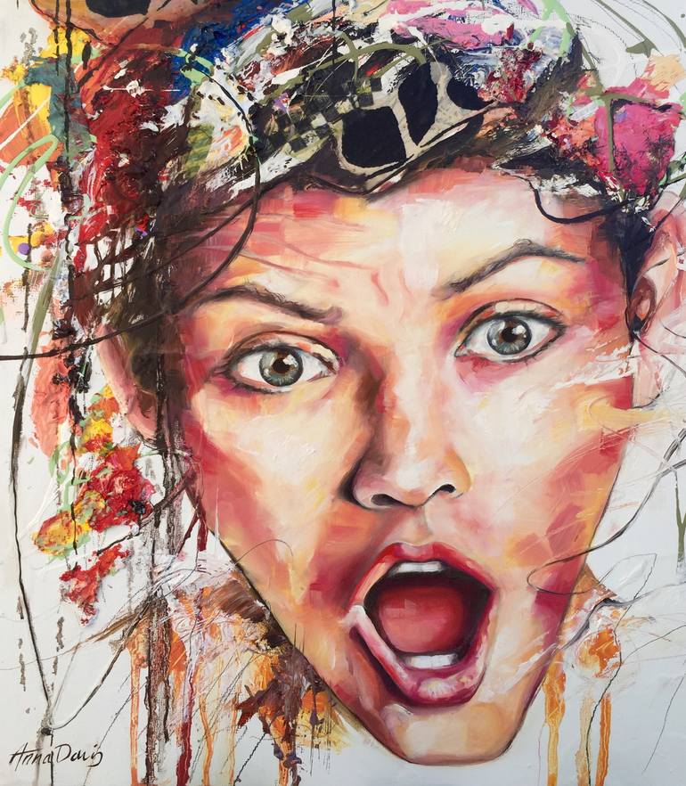 What? Painting by Anna Davis | Saatchi Art