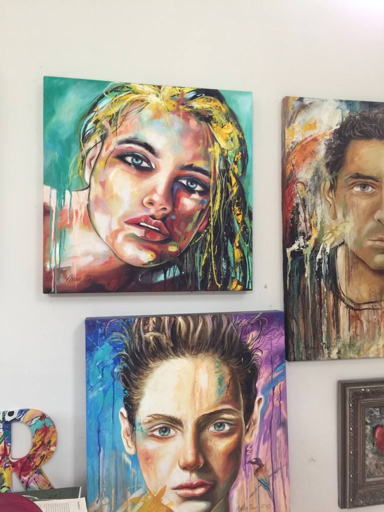 Zelda Painting by Anna Davis | Saatchi Art