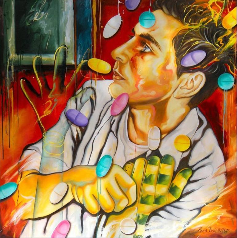 False Idols Painting by Anna Davis | Saatchi Art