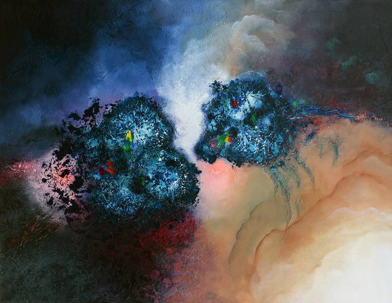 Blue Zircon Painting by Vasco Kirov | Saatchi Art